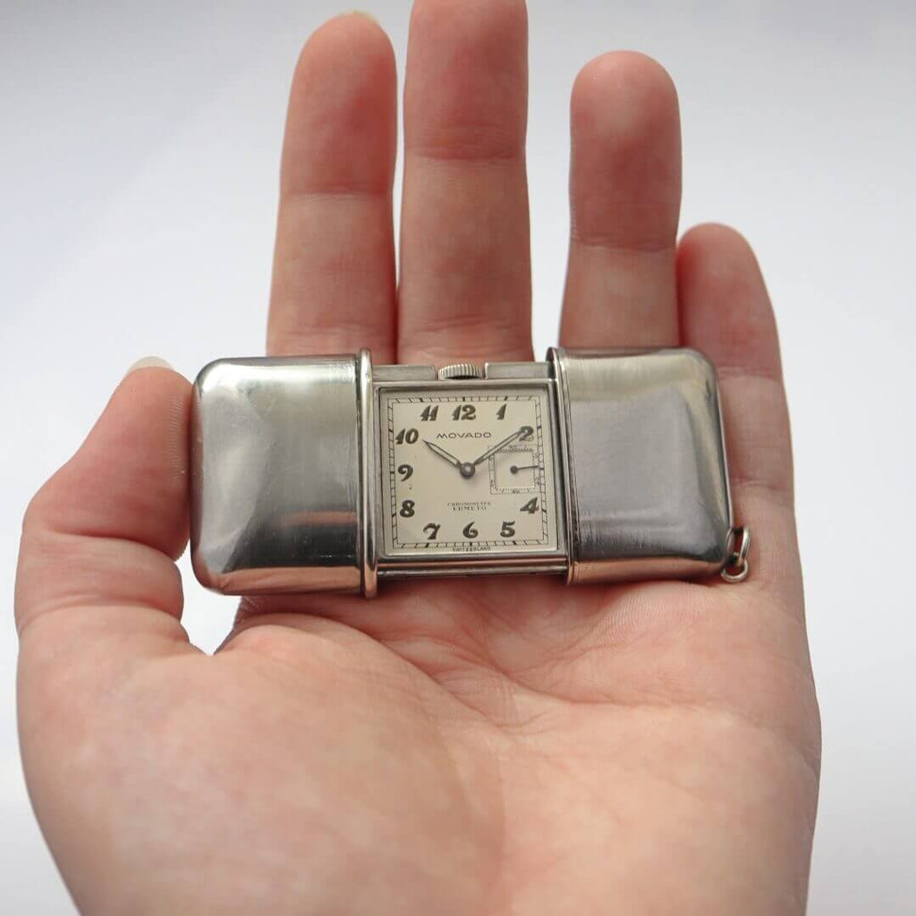 Movado Chronometer "Ermeto" travel clock – Time Rediscovered